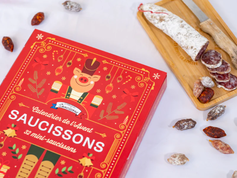 Le calendrier de l'avent saucisson : le plus original de 2025 - 24presse